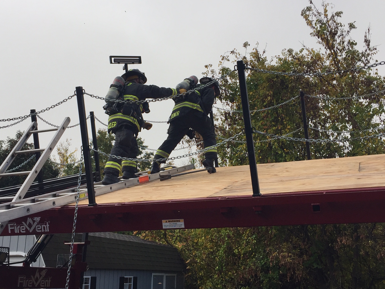 Enfield Fire District No. 1 Shares Photos from Vertical Ventilation ...