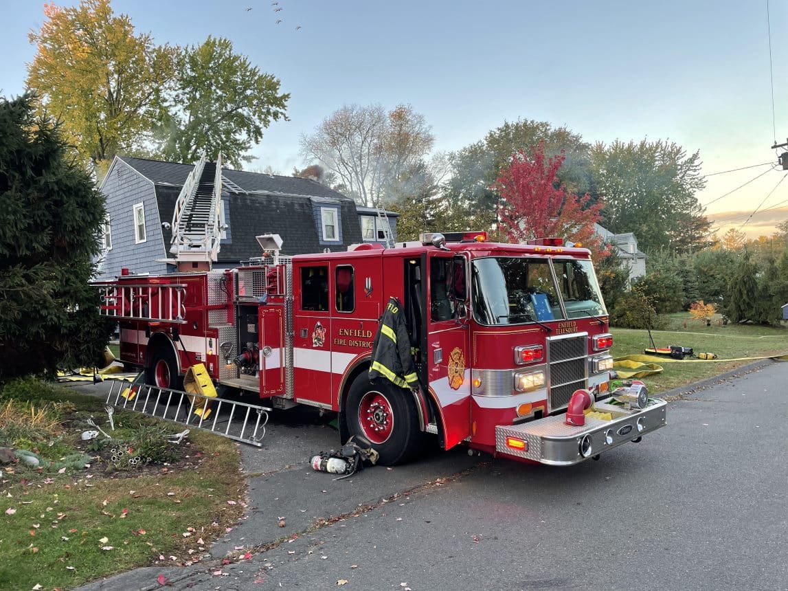 Enfield Fire District No. 1 Extinguishes Attic Fire in Home – Enfield ...